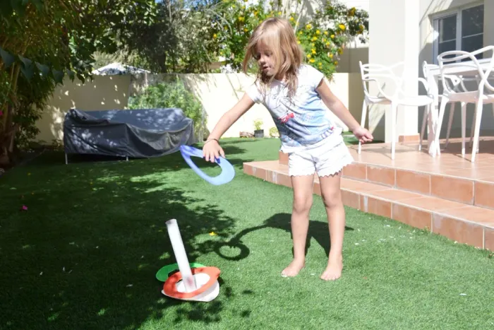 Paper Plate Toss Game
